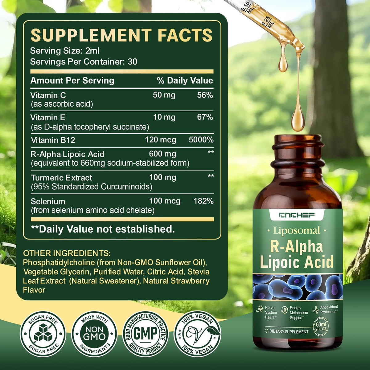 liquid drops for antioxidant support