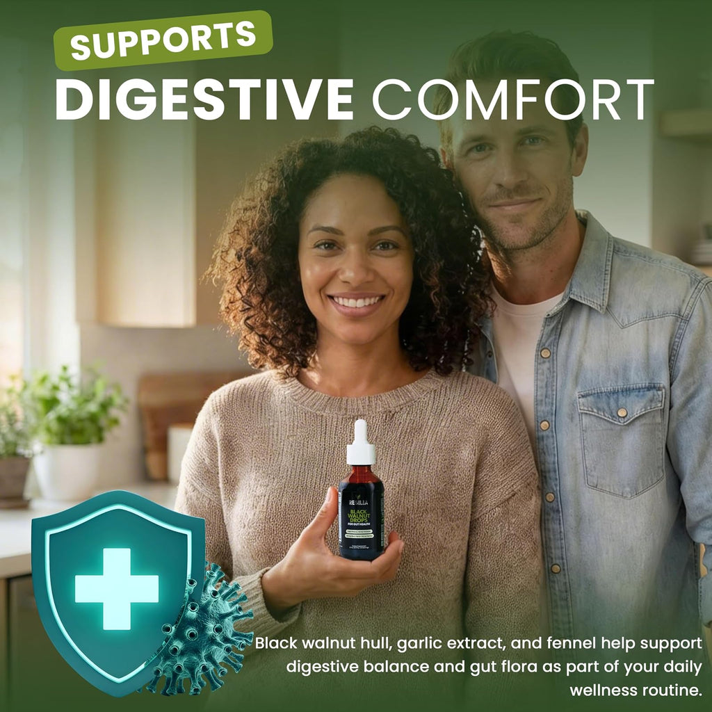 Liquid drops for digestive health