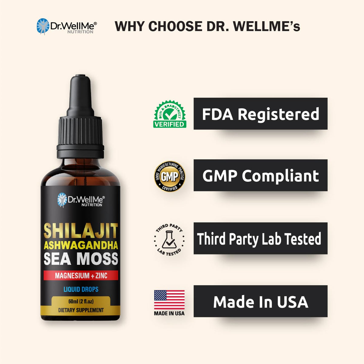 Liquid drops for immune support