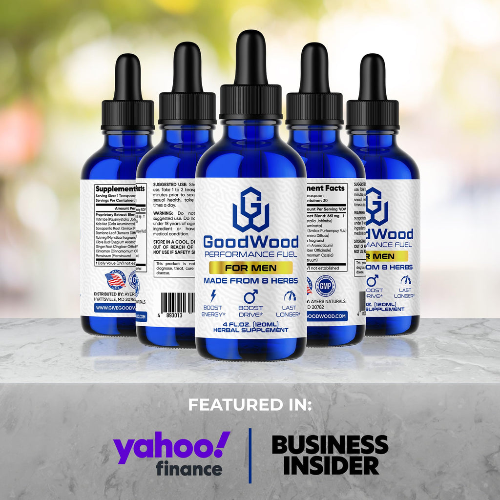 Liquid drops for optimal male performance