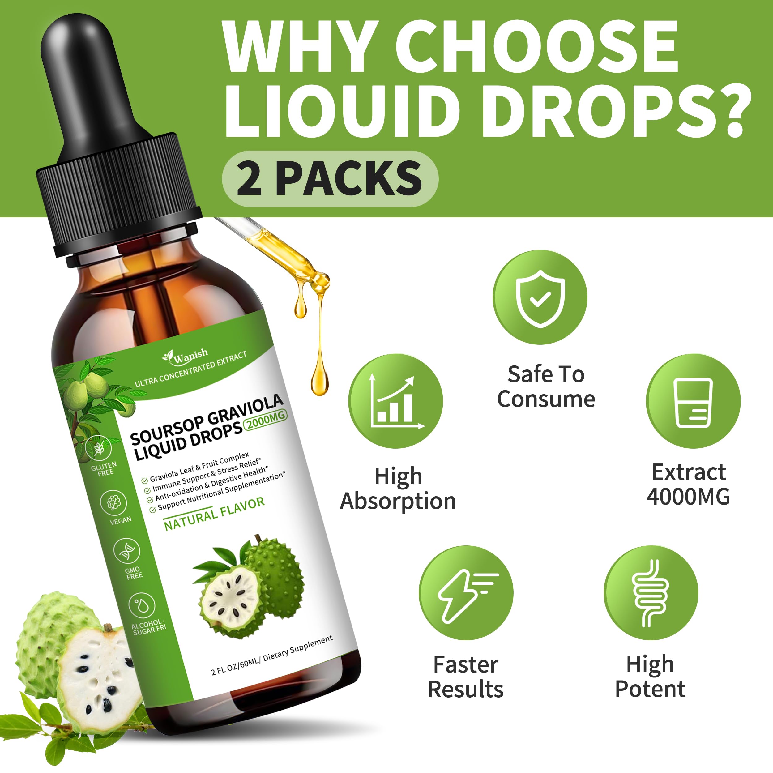 liquid drops for quick absorption