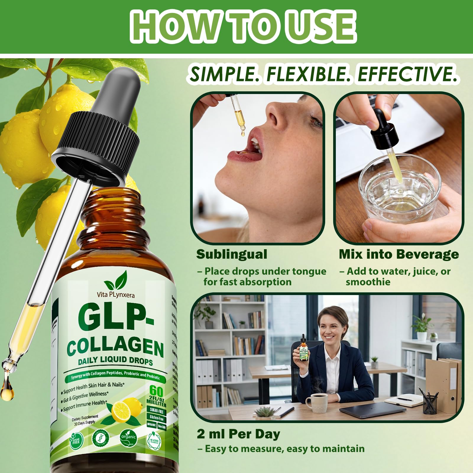 liquid drops for youthful skin