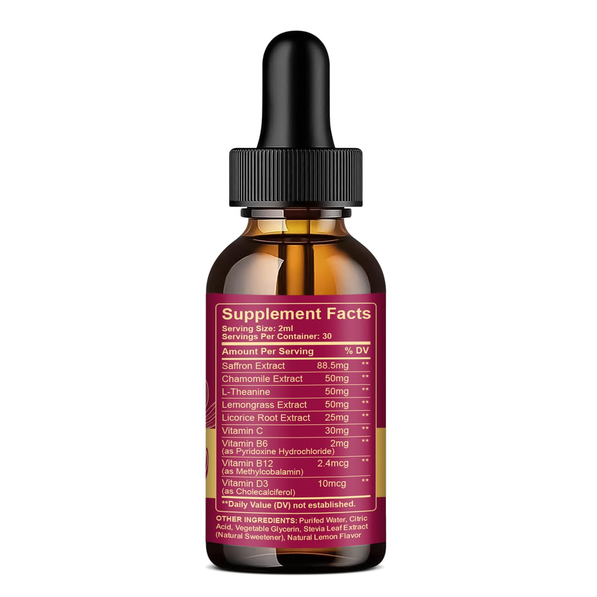 Liquid drops multivitamin for men