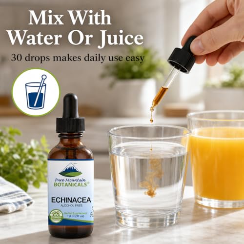 liquid echinacea for throat comfort