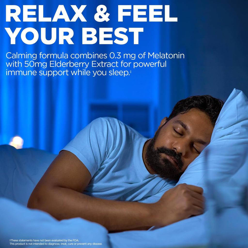 liquid elderberry melatonin for sleep