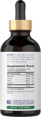Liquid electrolyte supplement for athletes