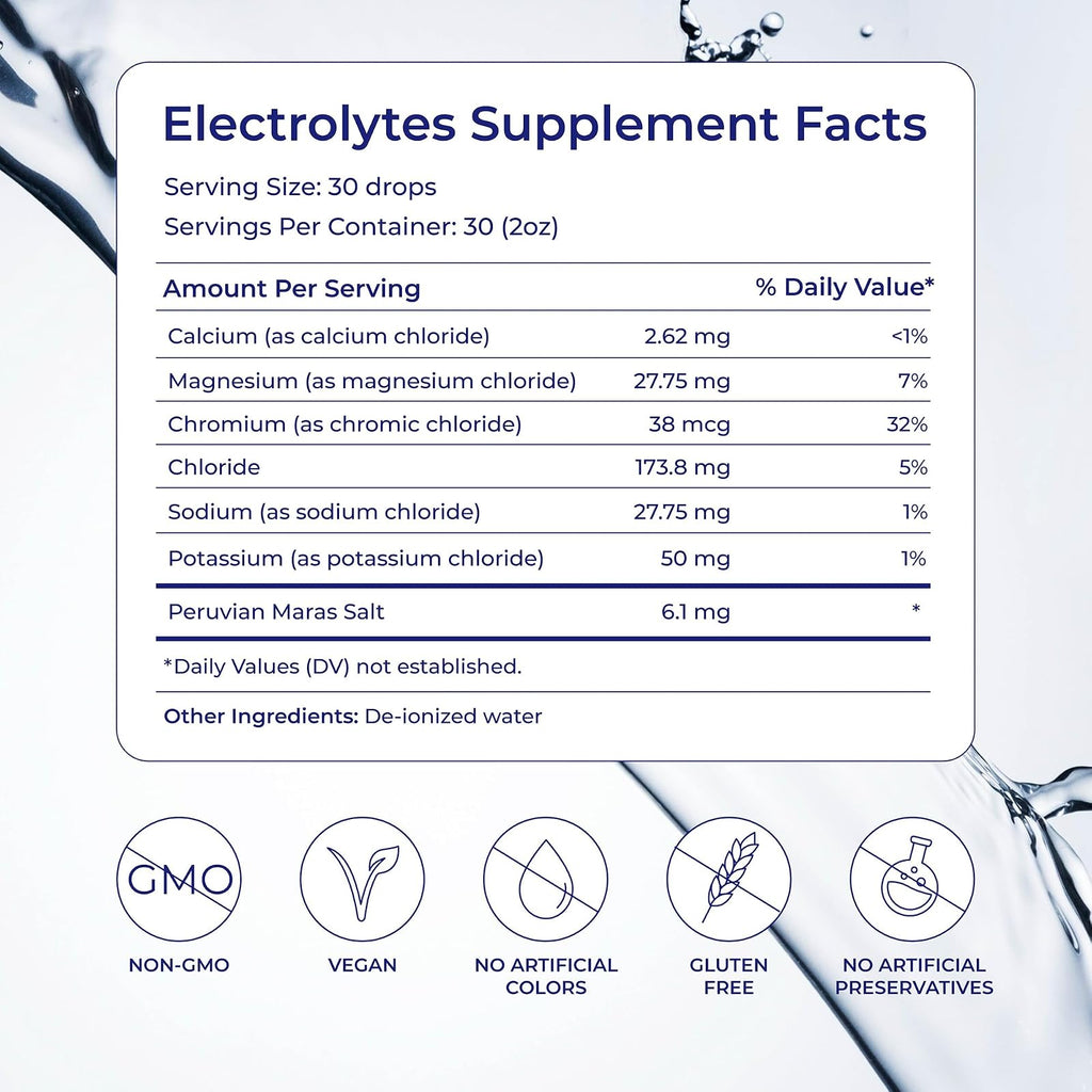 liquid electrolytes for hydration