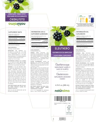 liquid eleuthero drops for wellness