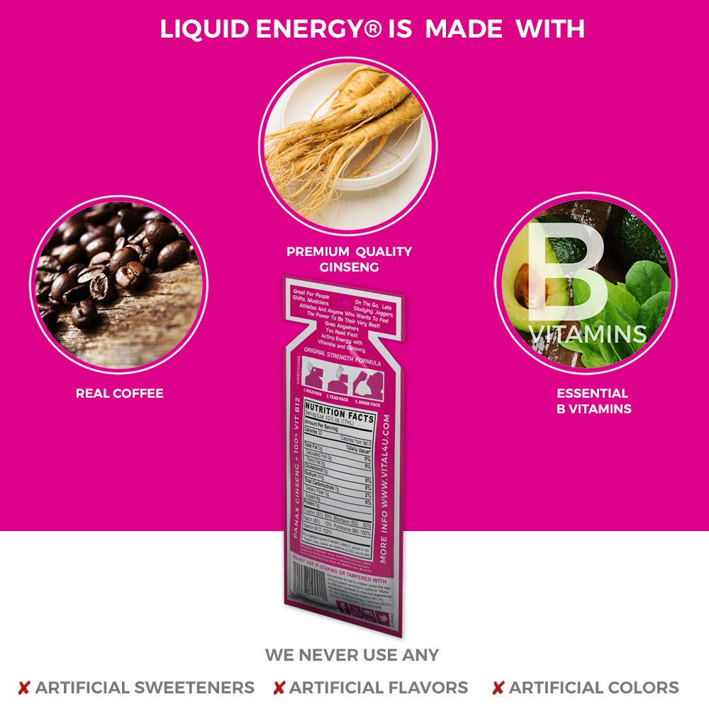 liquid energy shots for busy days