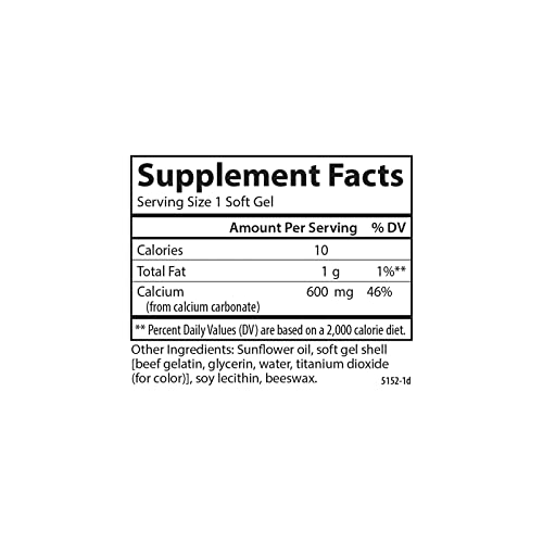 liquid filled calcium citrate for easy absorption