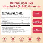 Liquid-filled Vitamin B6 gummies for wellness