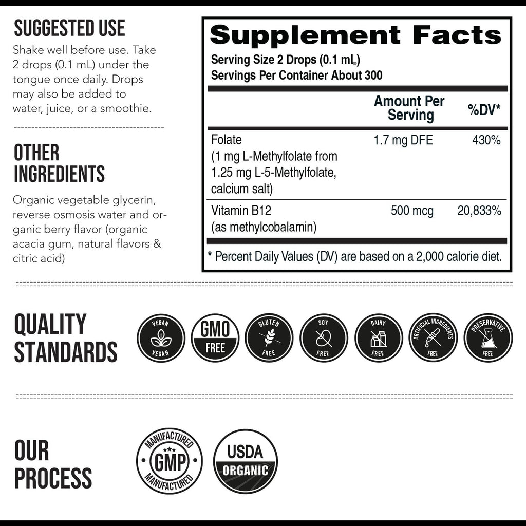 liquid folate for daily wellness