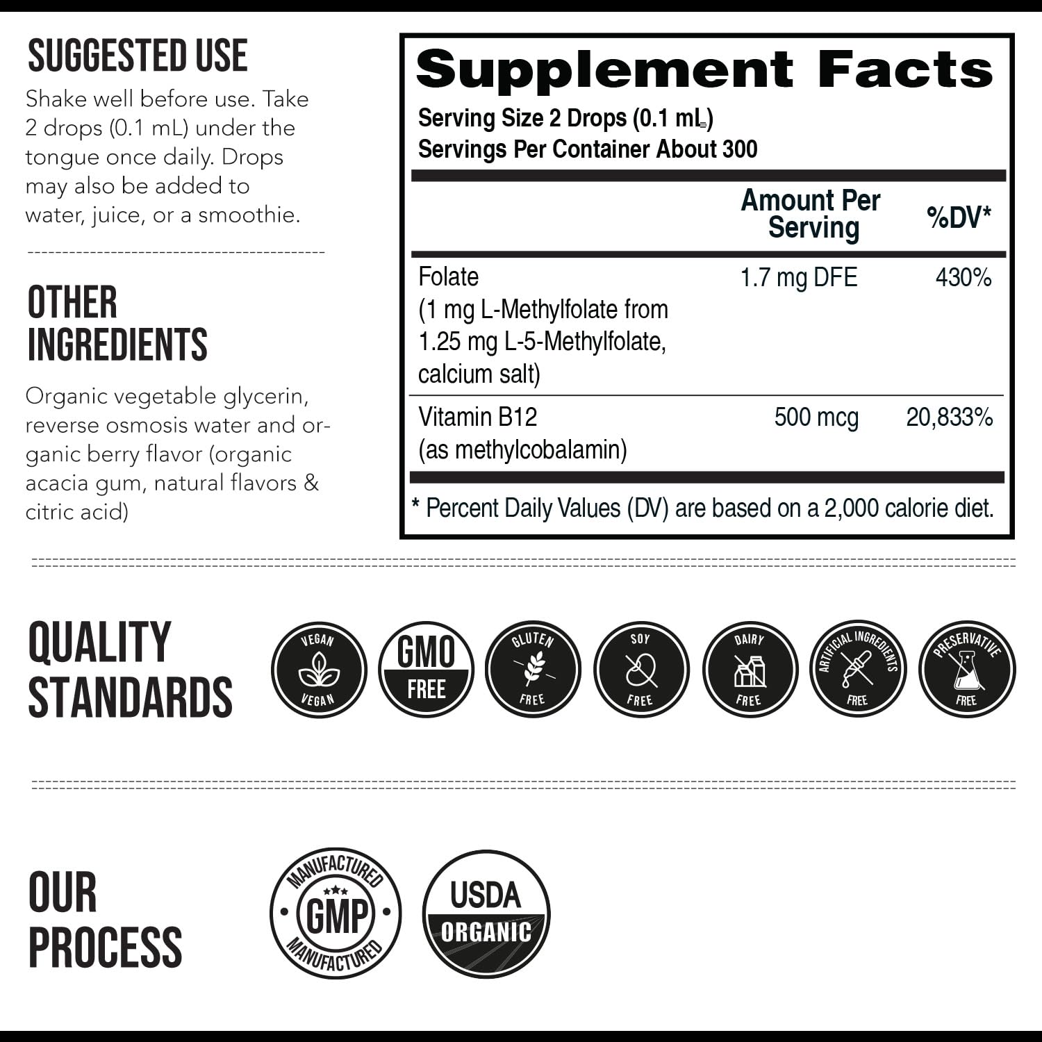 liquid folate for daily wellness