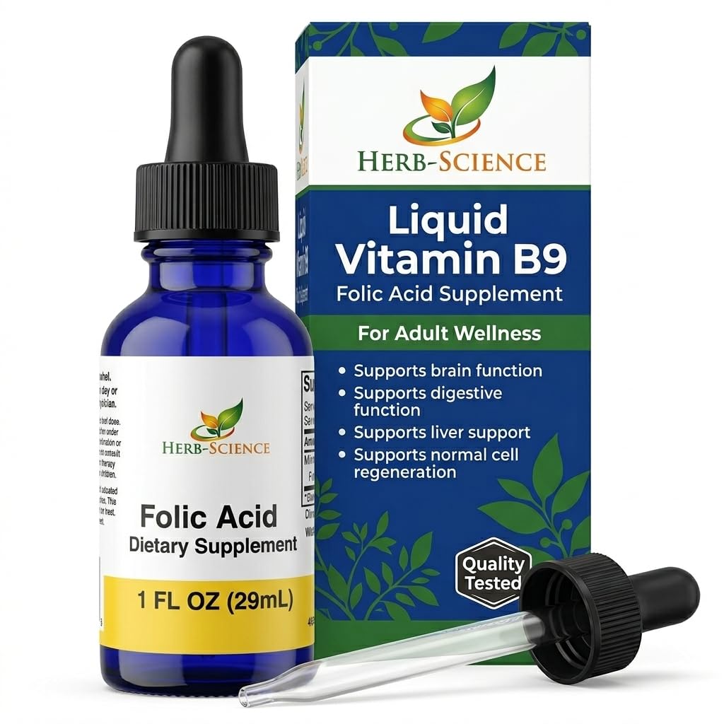 liquid folic acid supplement for energy