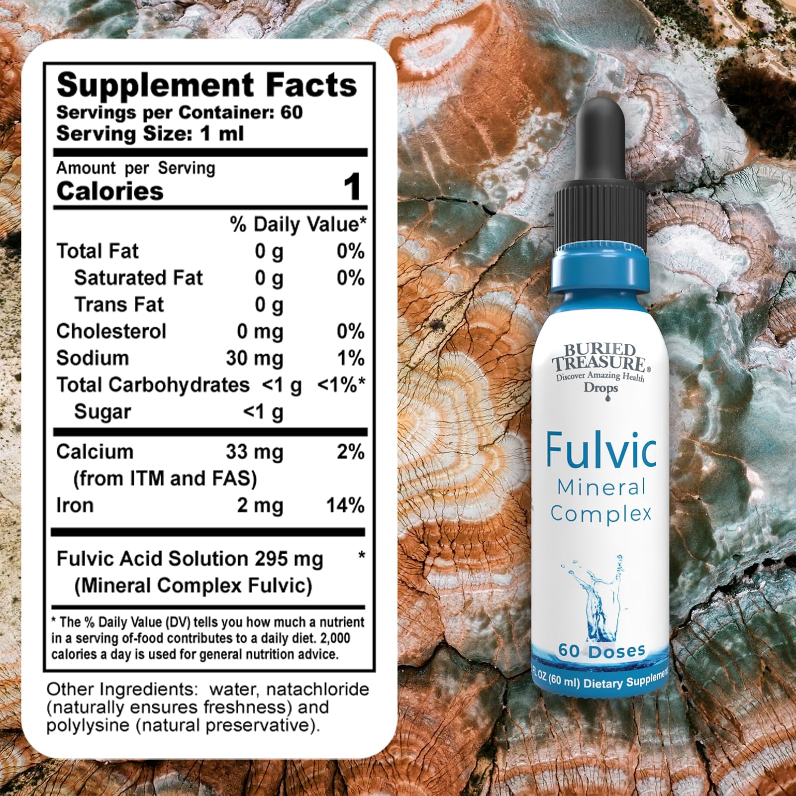 liquid fulvic mineral supplement