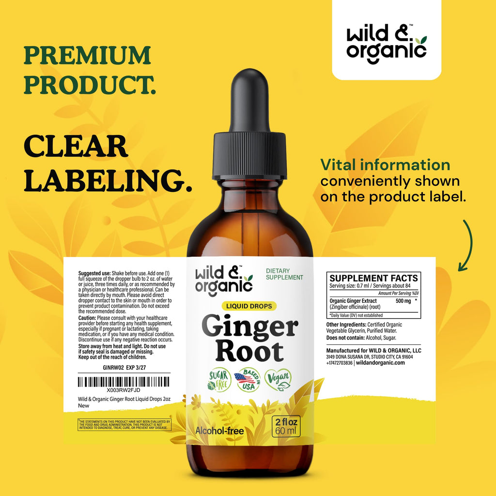 liquid ginger for refreshing drinks