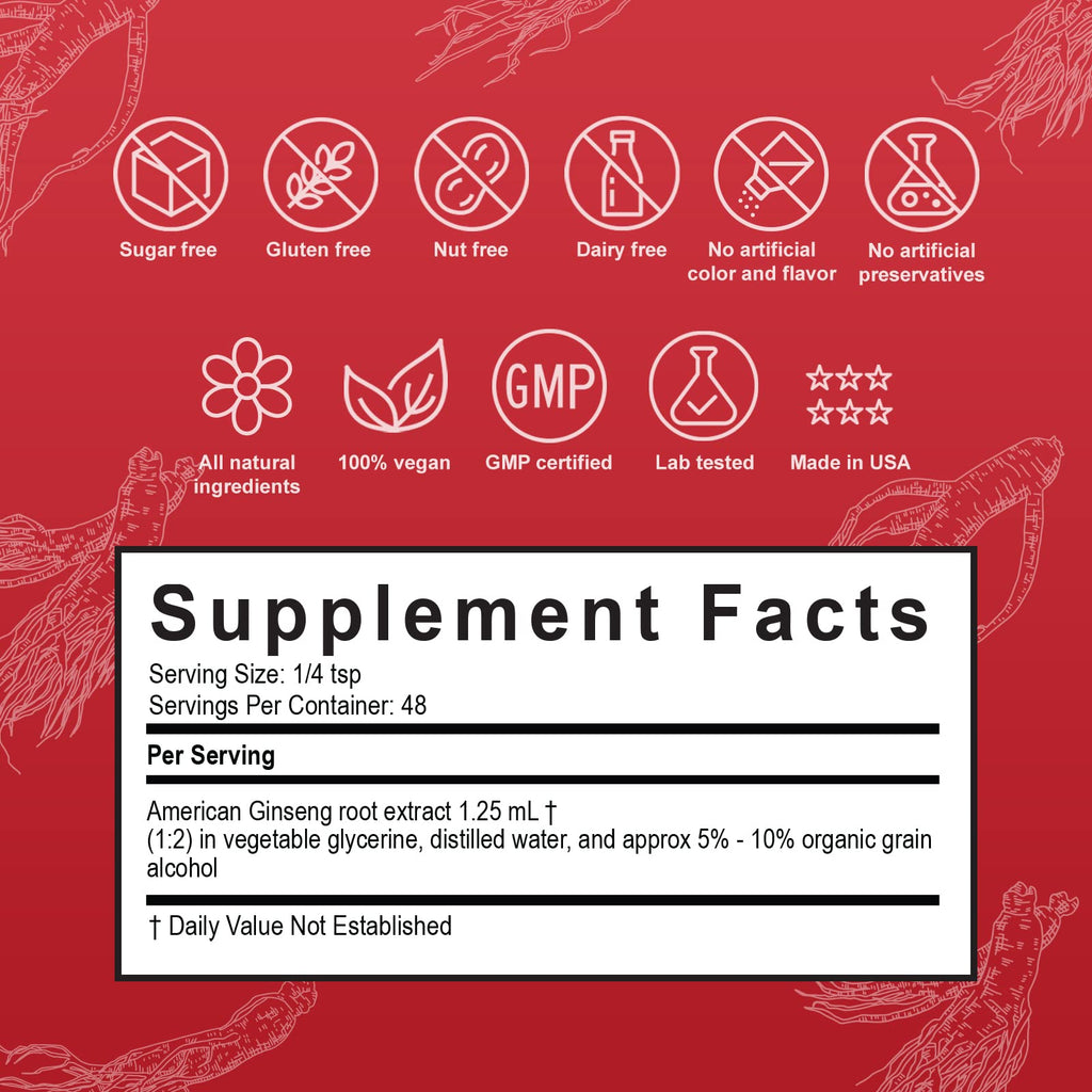 liquid ginseng for adults and seniors