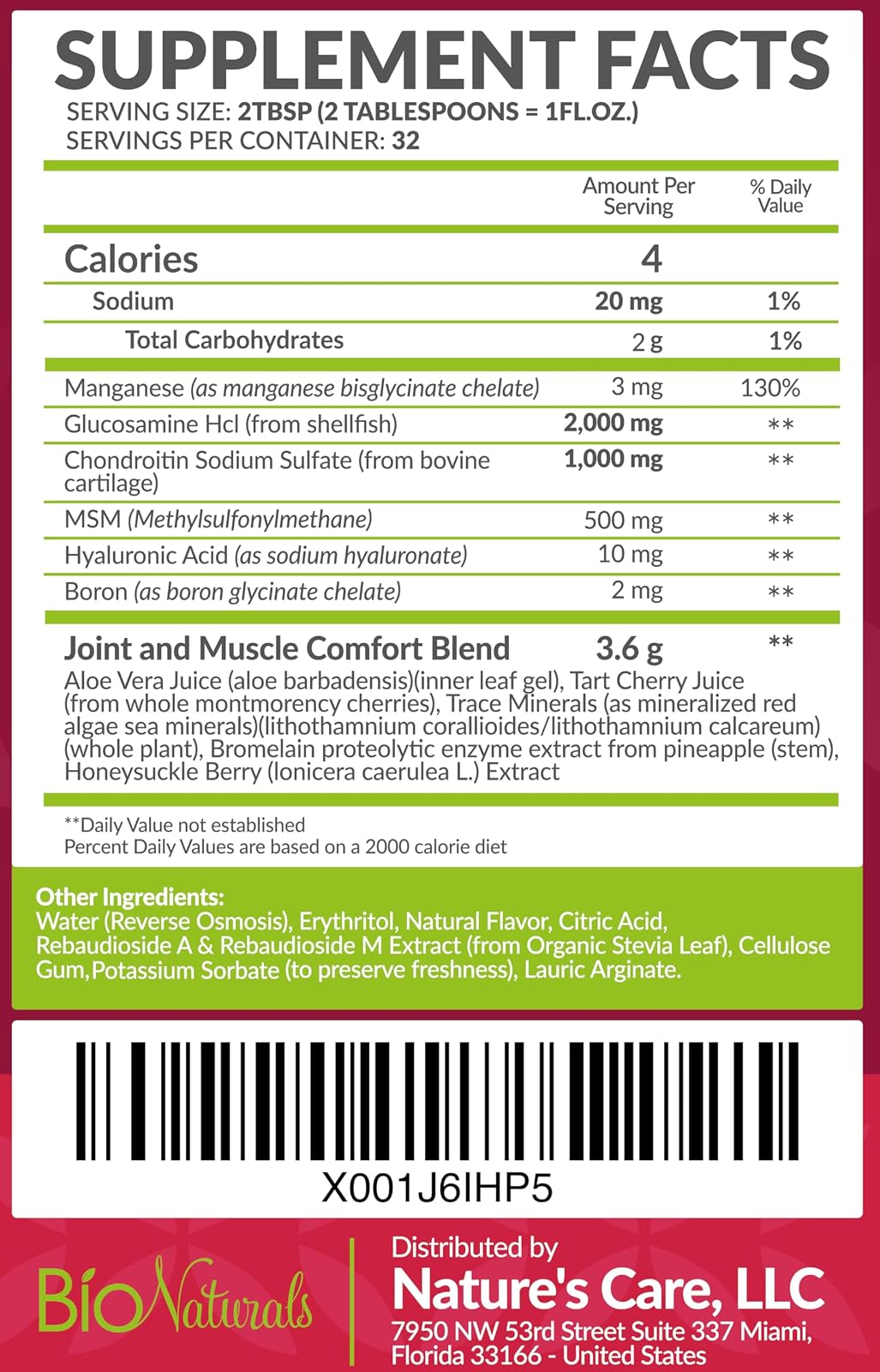 liquid glucosamine for joint health
