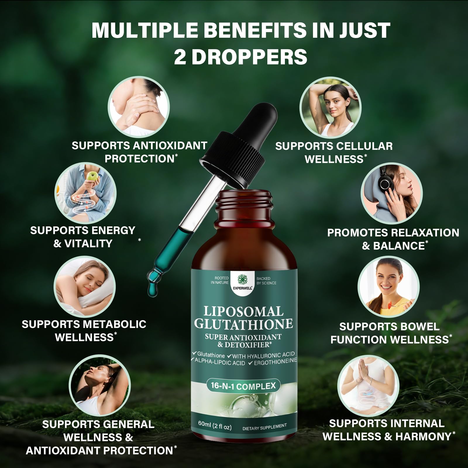 Liquid glutathione for immune support