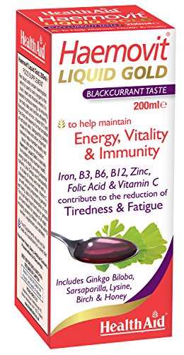 Liquid gold iron supplement for energy