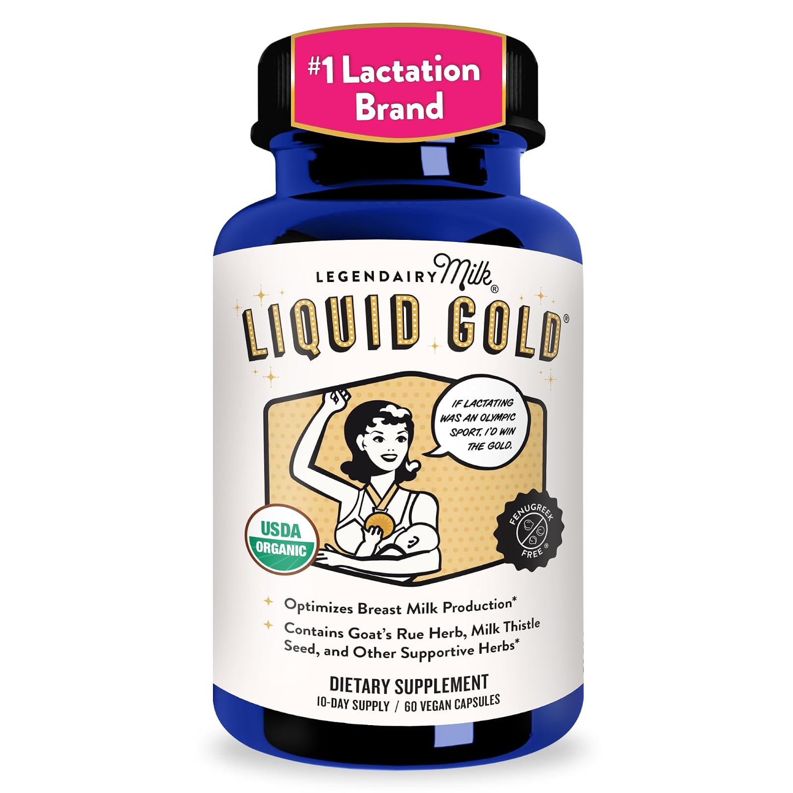 Liquid Gold lactation support capsules