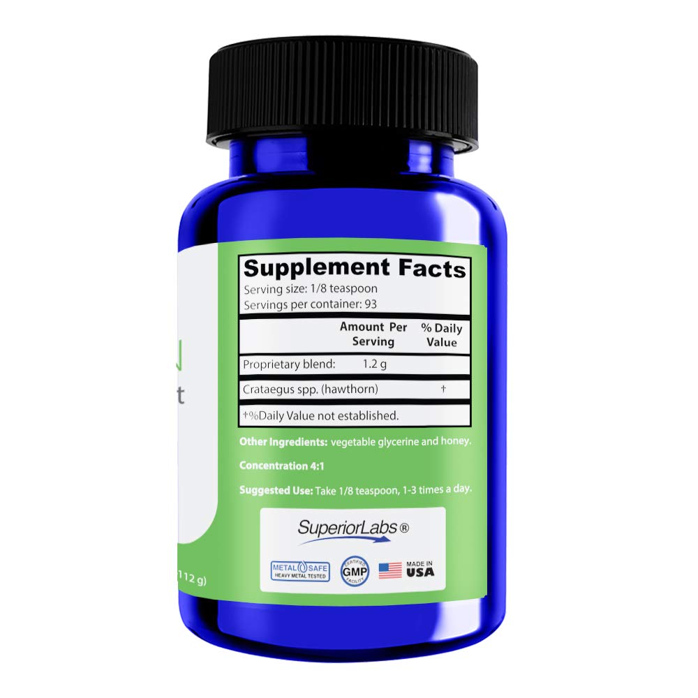 liquid hawthorn extract for healthy heart function