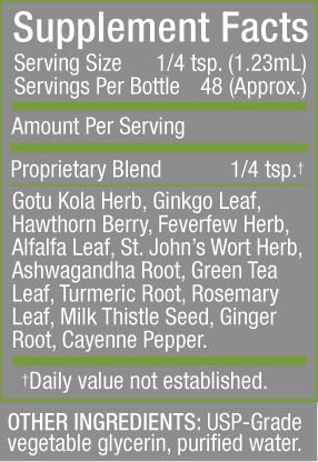 liquid herbal brain support