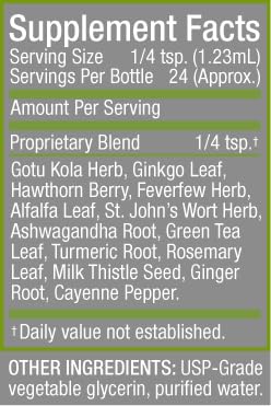 liquid herbal brain support