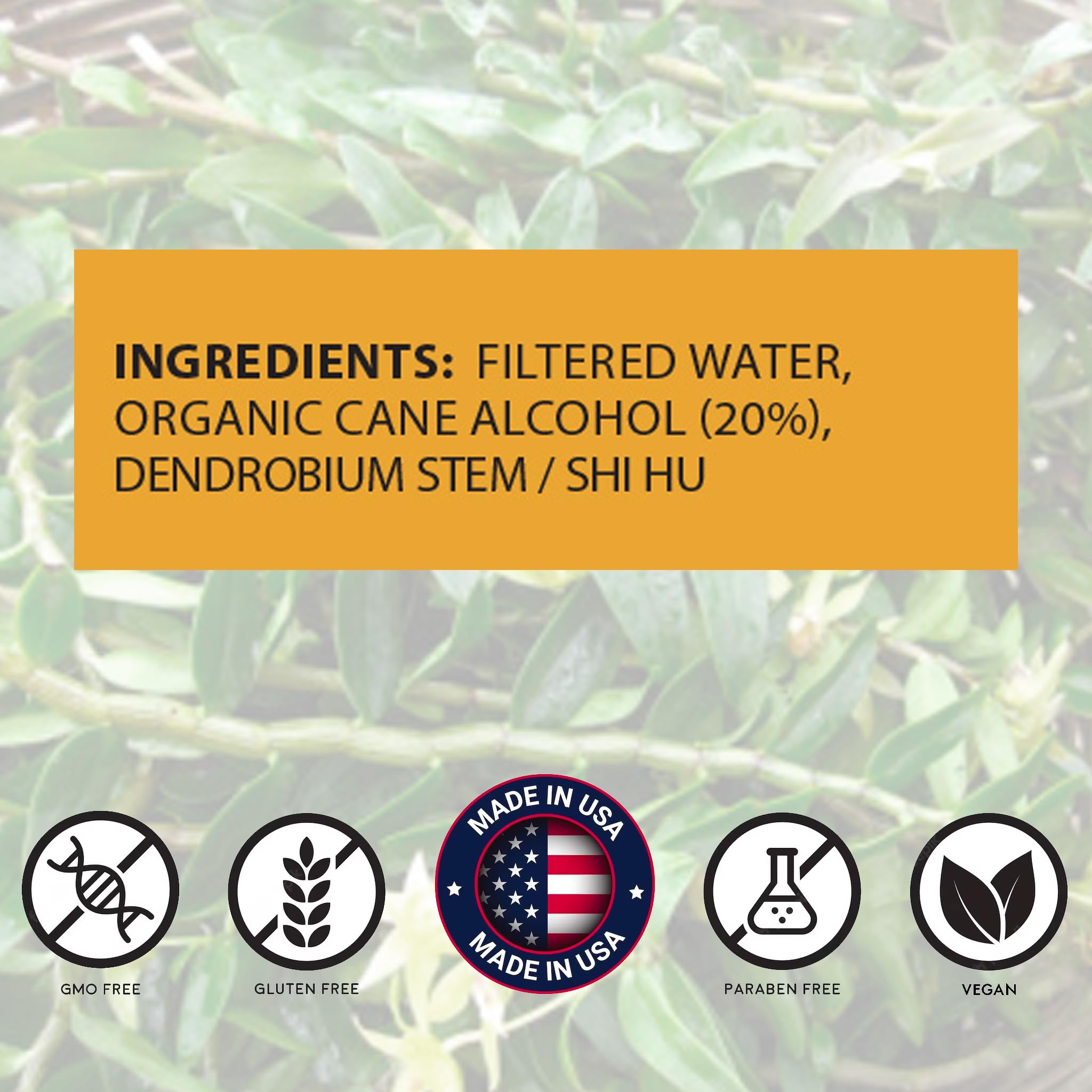 liquid herbal concentrate with dropper