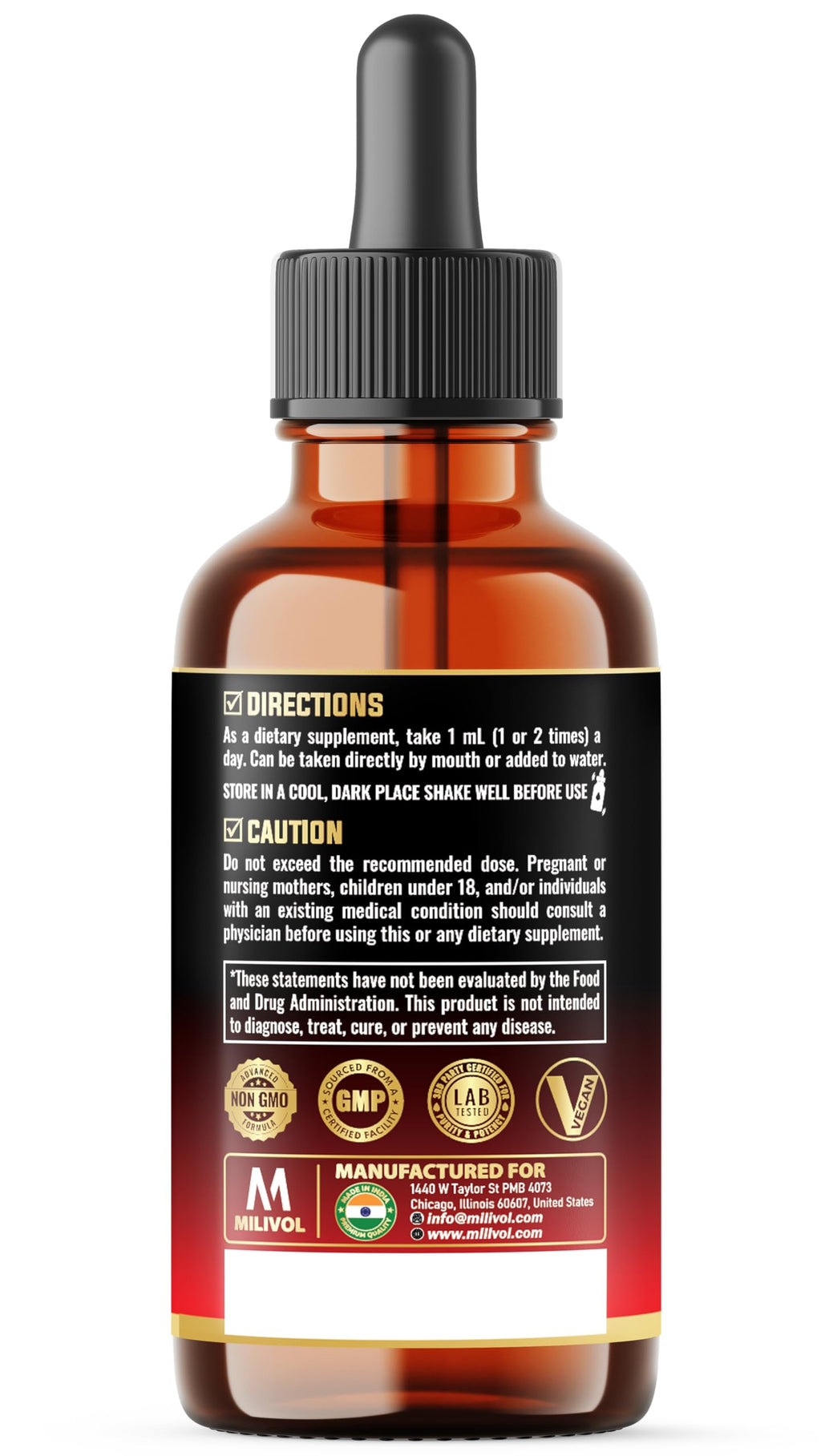 liquid herbal extracts for vitality