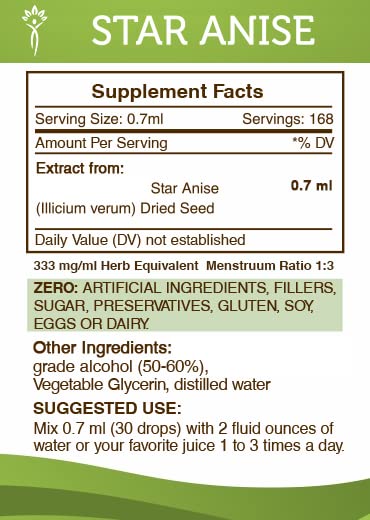 Liquid herbal supplement for energy