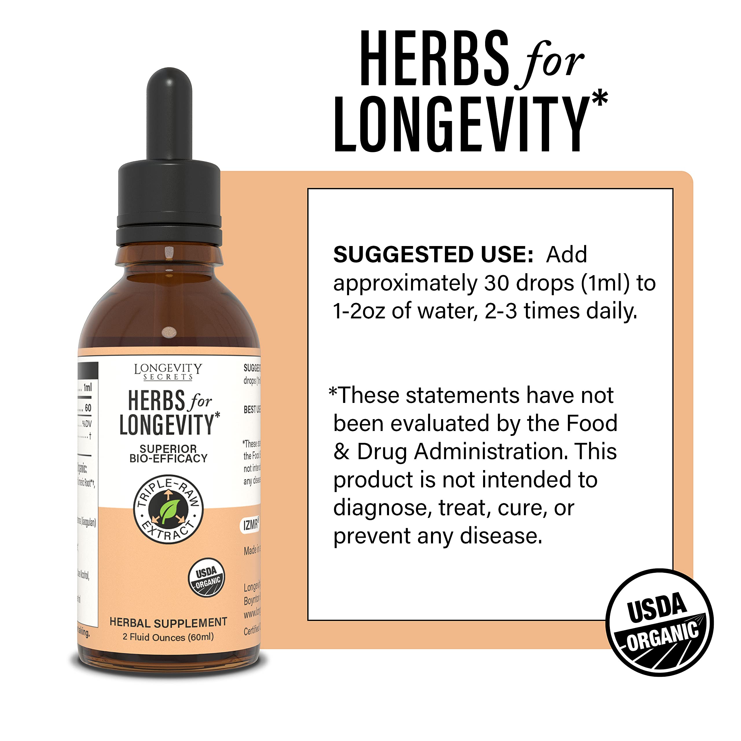 liquid herbal supplement for vitality