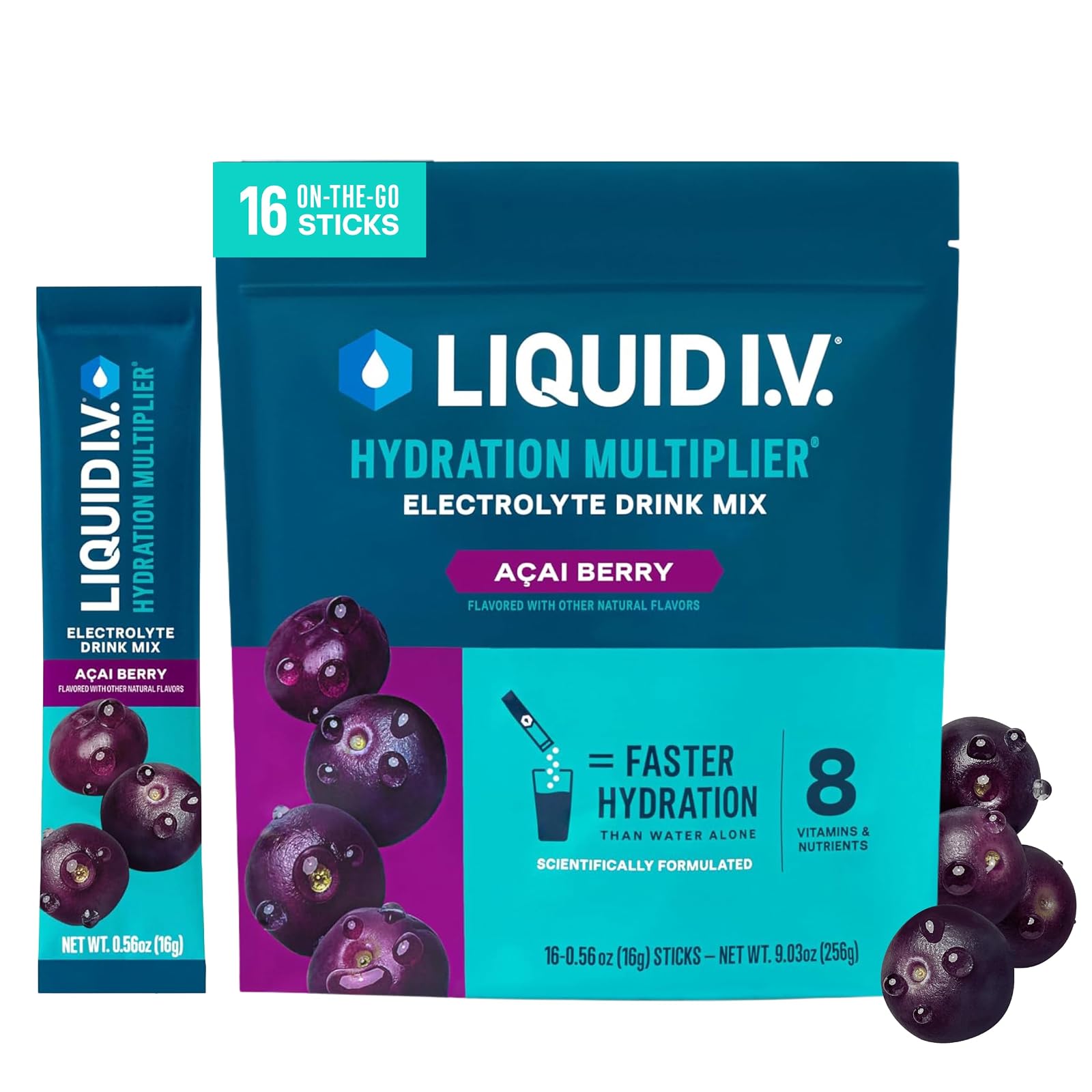 Liquid I.V. acai berry electrolytes