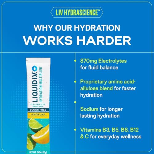 Liquid I.V. electrolyte mix for travel