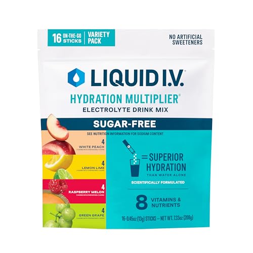 Liquid I.V. electrolyte packets variety