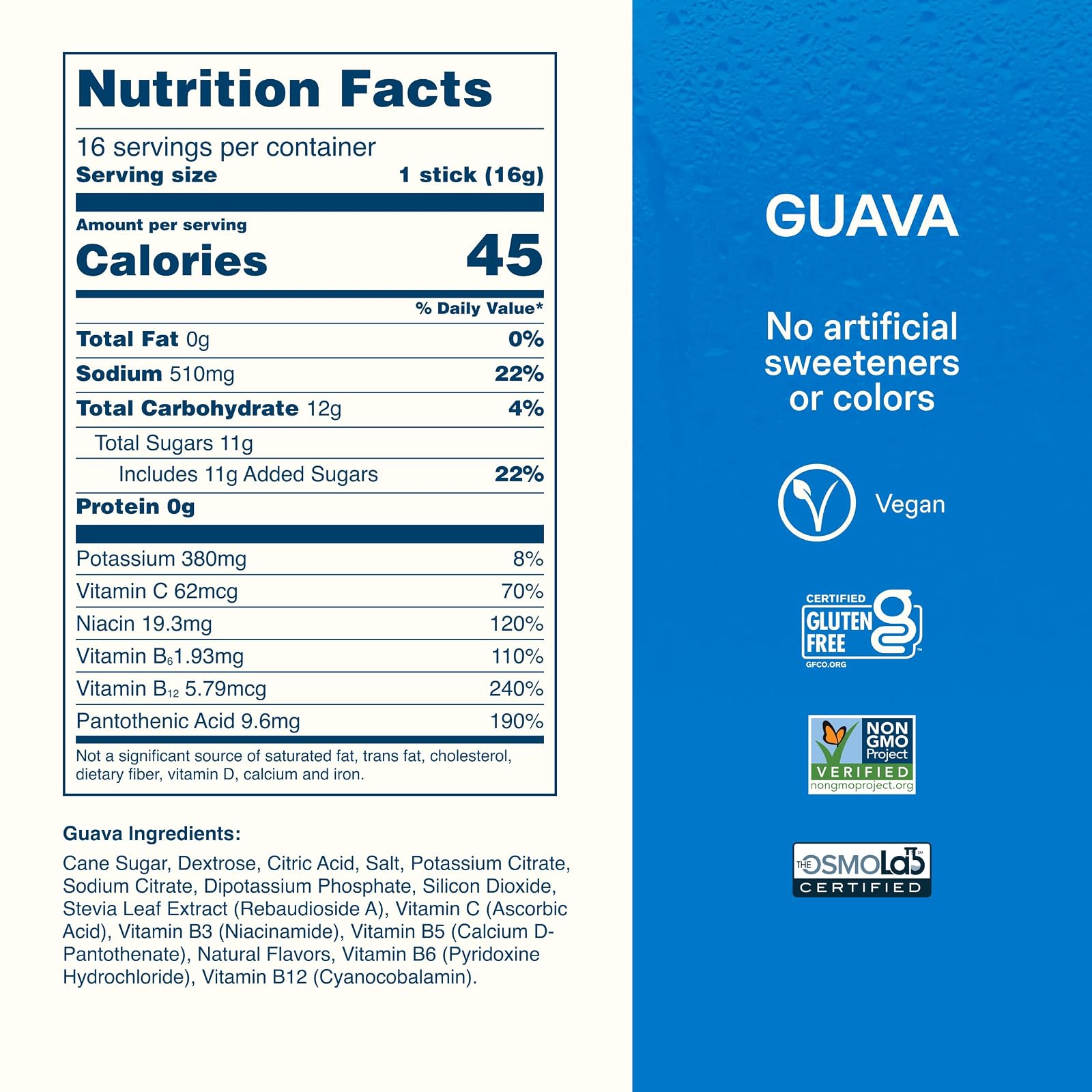 Liquid I.V. electrolyte powder 16 pack