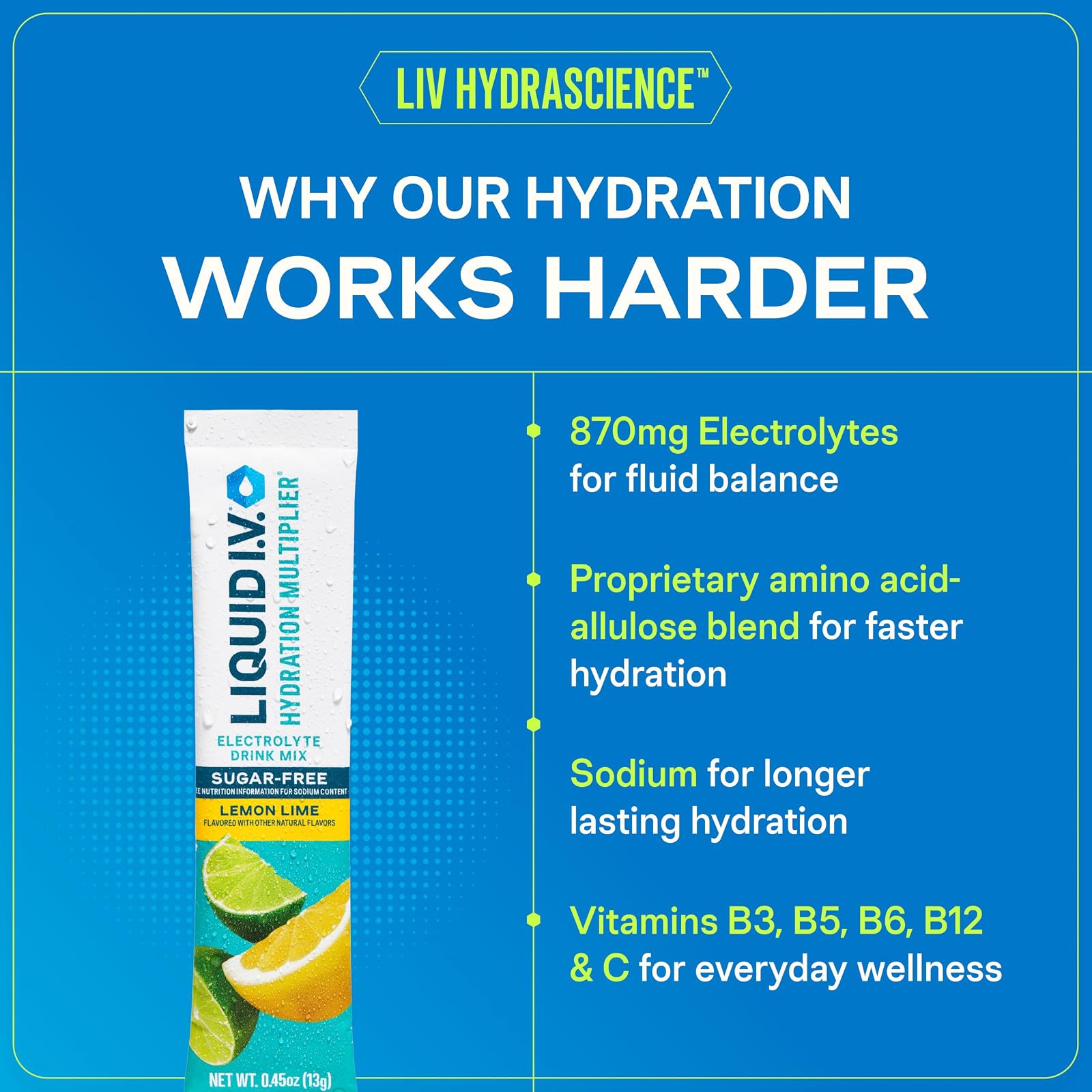 Liquid I.V. energy boost with electrolytes