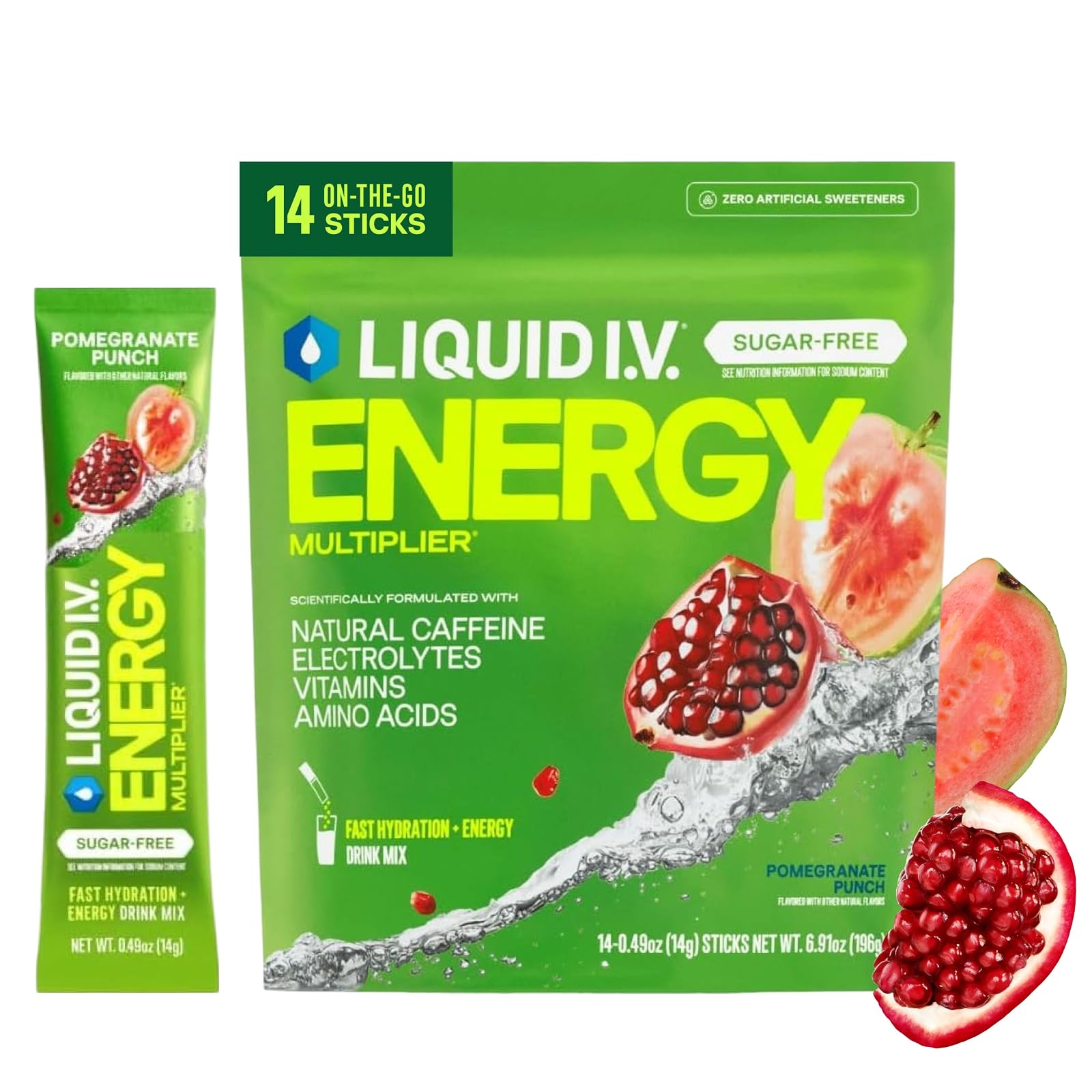 Liquid I.V. energy electrolytes pack
