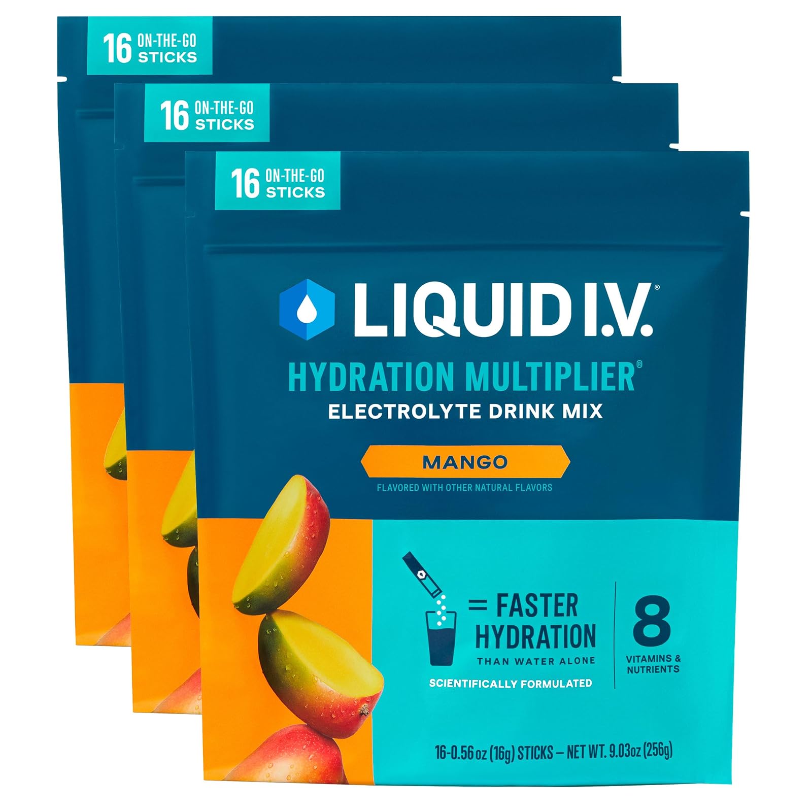 Liquid I.V. mango hydration electrolytes