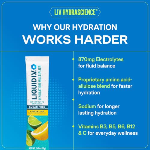 Liquid I.V. refreshing lemon lime flavour