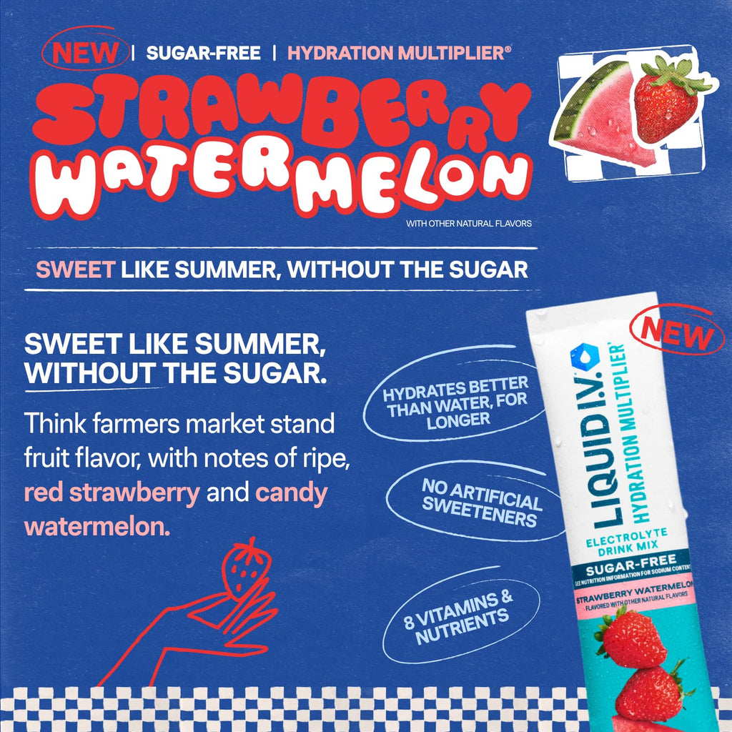 Liquid I.V. strawberry watermelon flavour