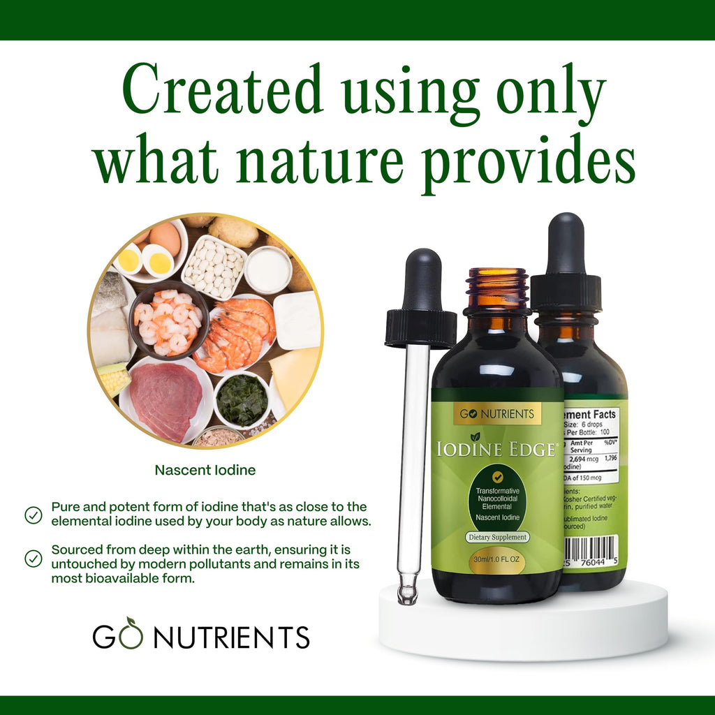 liquid iodine for better absorption