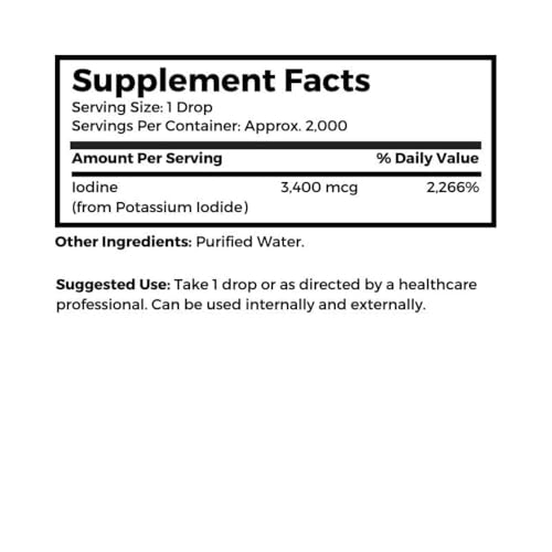 liquid iodine for better absorption