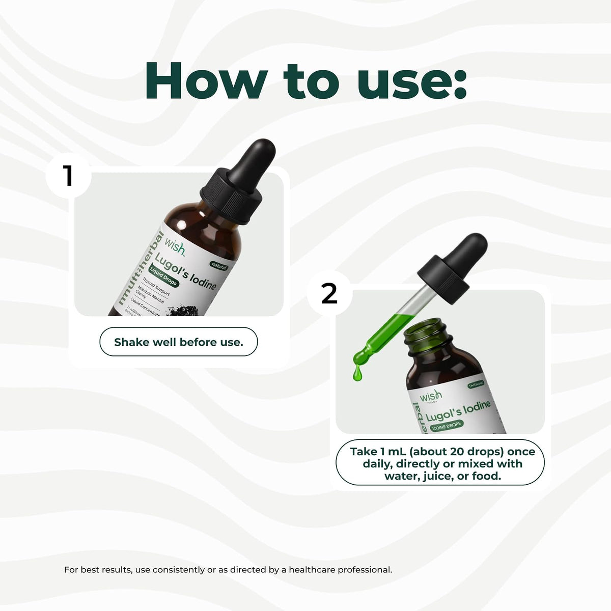 Liquid iodine for daily nutrition