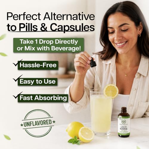 Liquid iodine for daily vitality