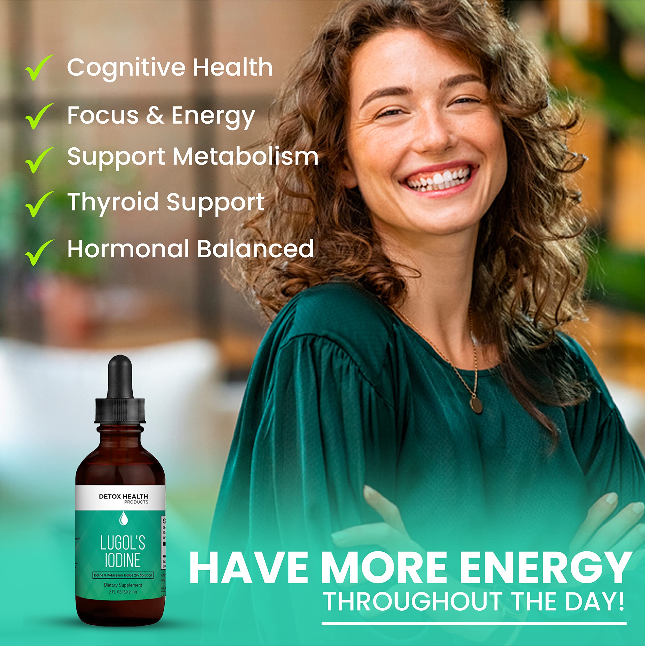 Liquid iodine for easy supplementation