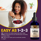 Liquid iodine for overall vitality