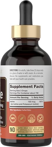 Liquid iodine supplement for daily use