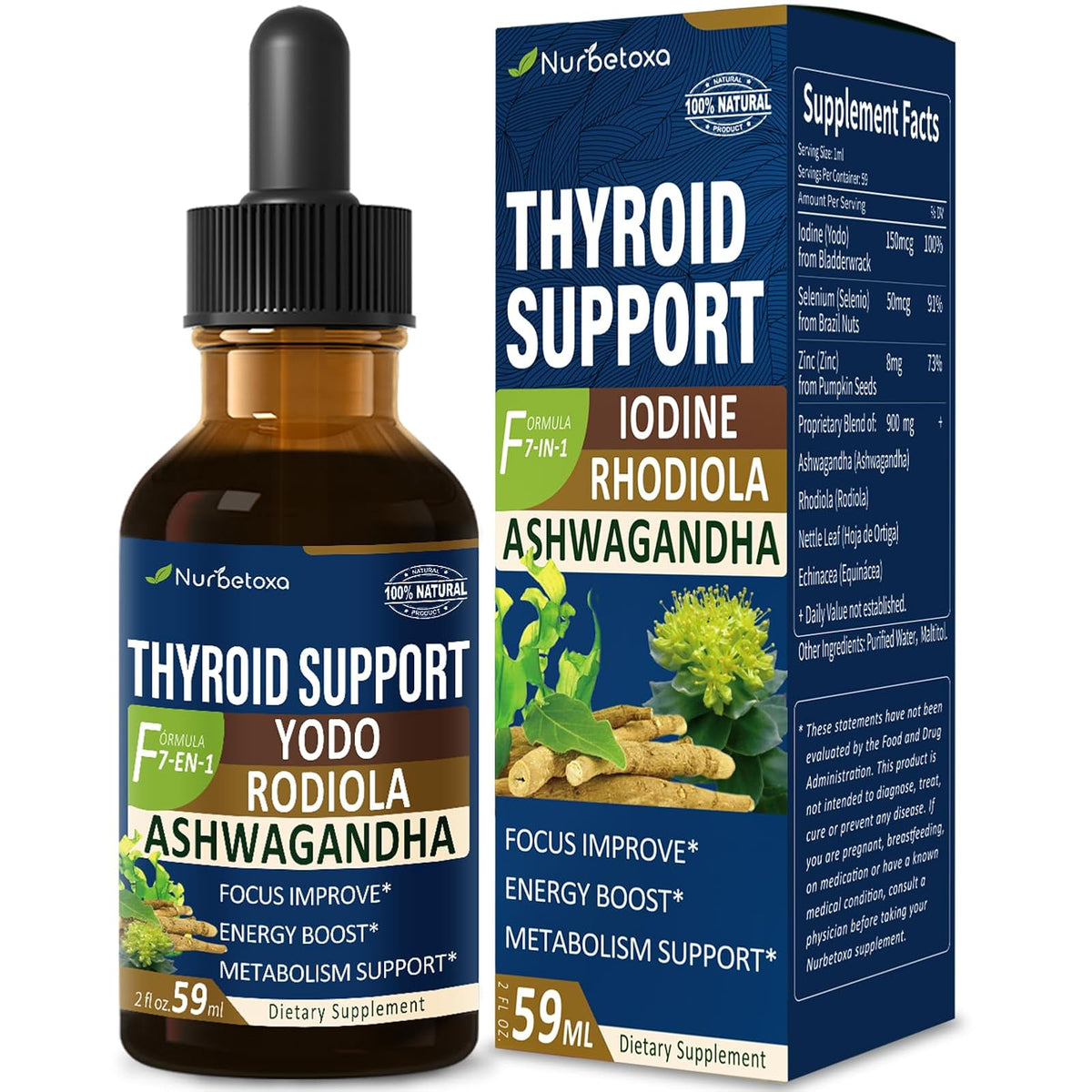 liquid iodine supplement for thyroid health