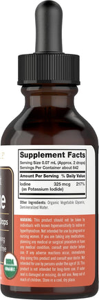 liquid iodine supplement for wellness